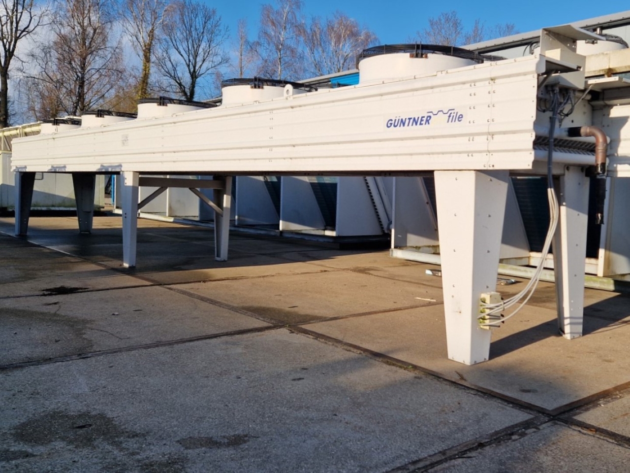 Used Güntner GVH 080.3A/5-N(S).E air-cooled condenser for Freon. - HOS BV